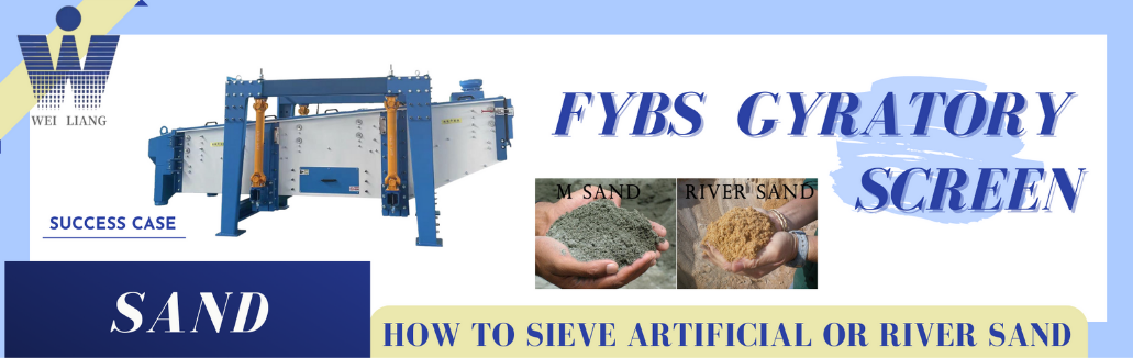 Weiliang Gyratory Screen in Sieving Fine Sand - WEILIANG Vibrating ...